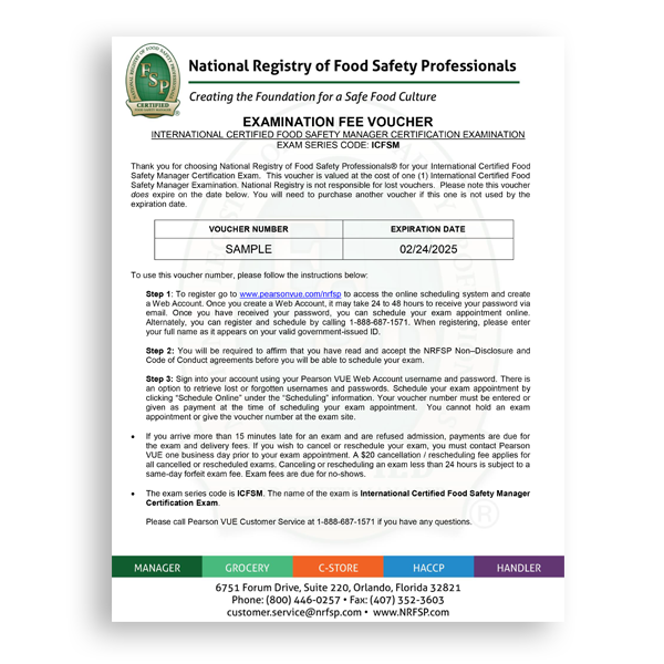 Food Safety Certification Florida Food Safety Certification Florida